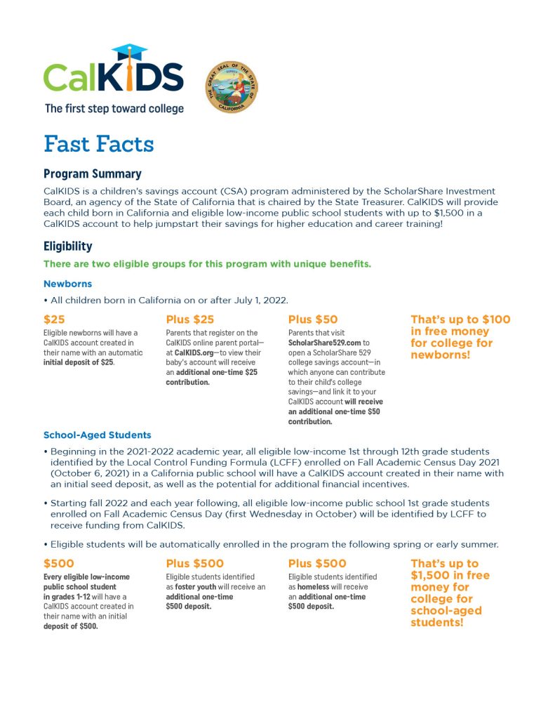 Marketing Toolkit | CalKIDS